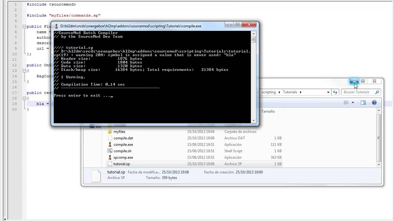 Sourcemod Coding Tutorial 37 Multi File Plugin Youtube
