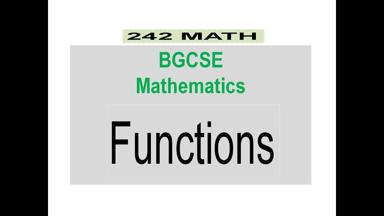 Learn Functions Youtube
