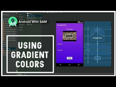 Using Gradient Colors Android Studio Latest Version Youtube