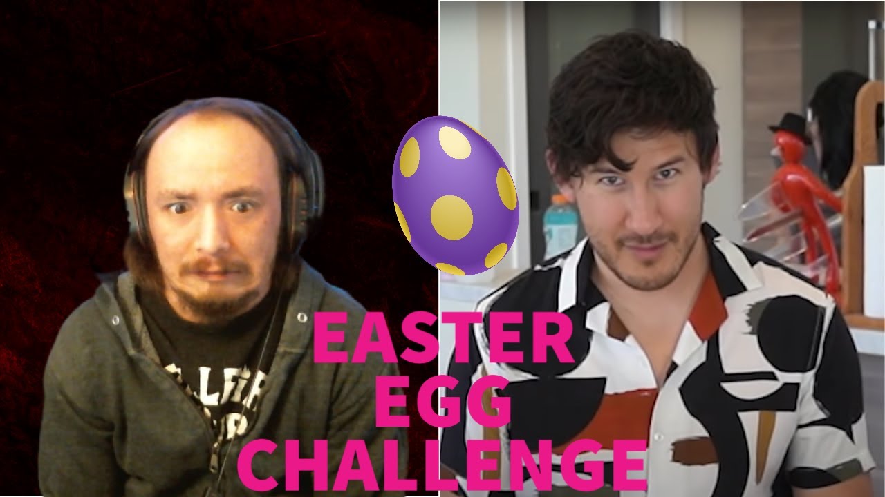 Mark Is Staring Into My Soul Markiplier Makes Easter Eggs Reaction