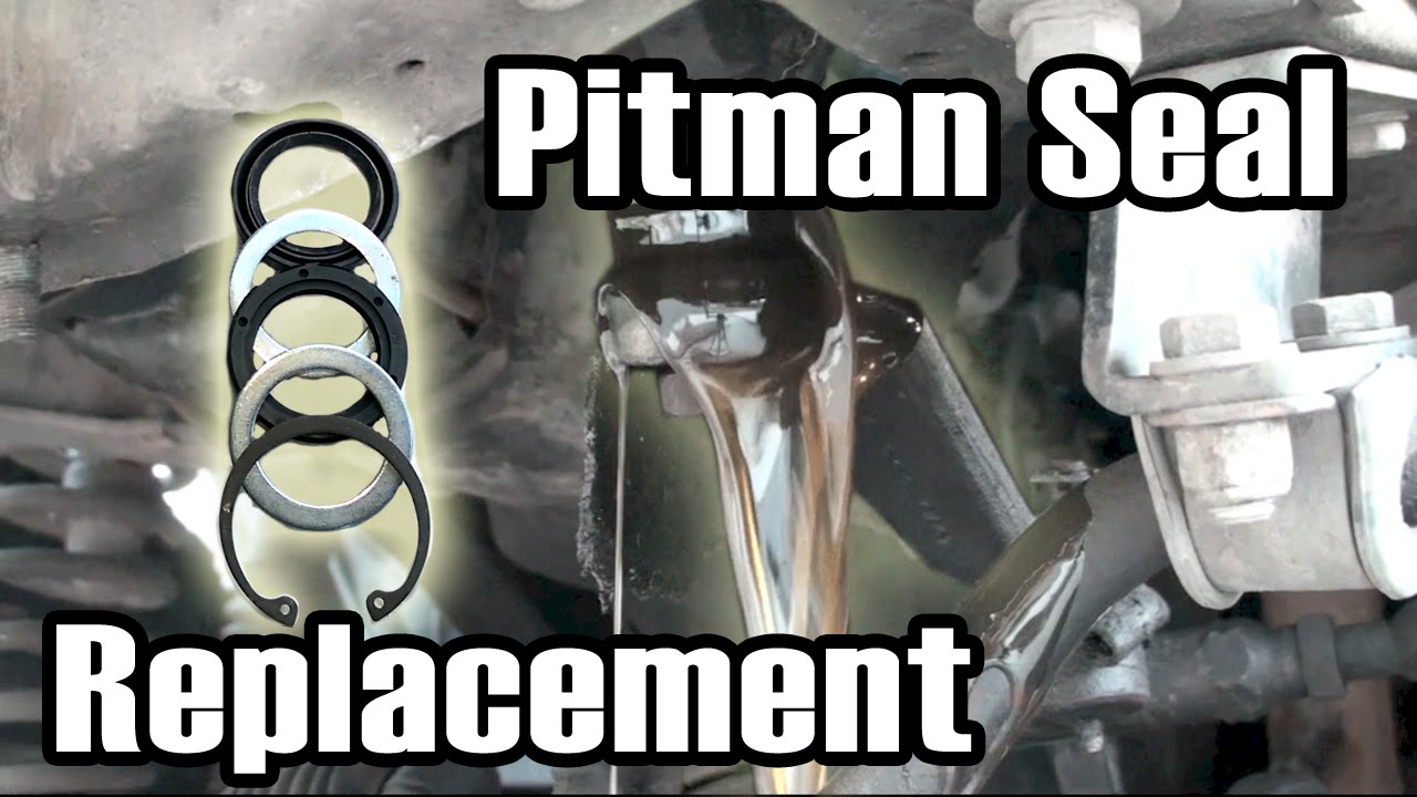 89 Cherokee Saginaw Pitman Shaft Seal Replacement Youtube