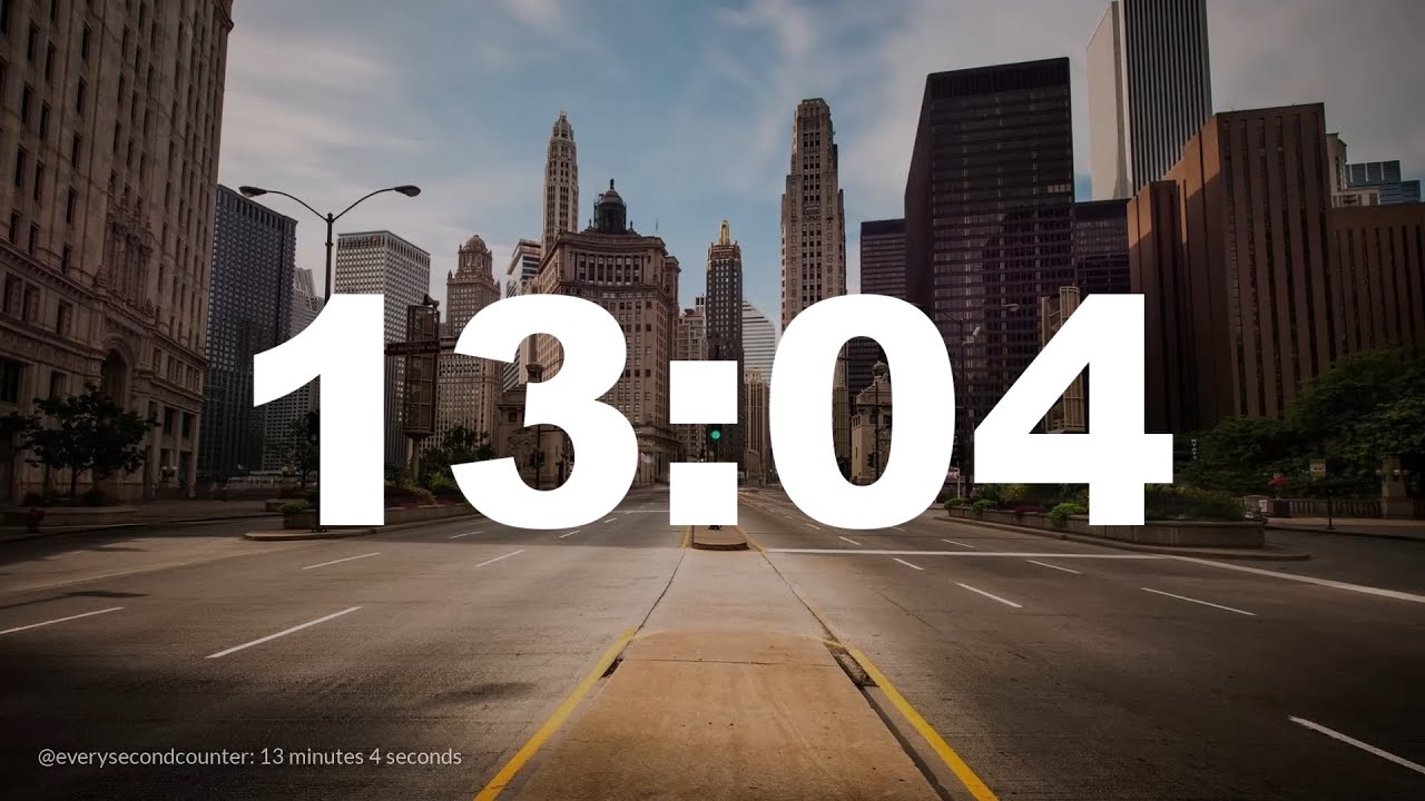 13 Minutes 4 Seconds 784 Secs Clock Timer Countdown Alarm Focus
