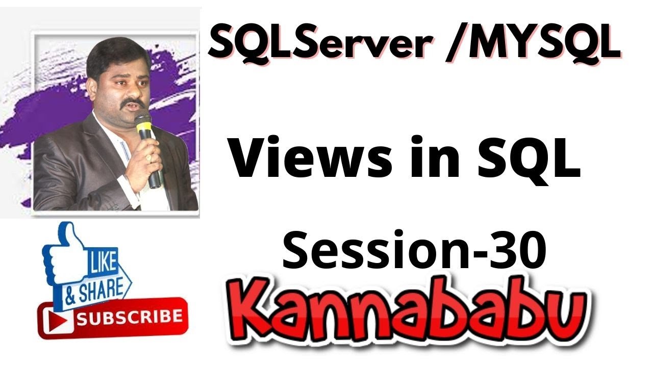 Views In Sql 30 Youtube