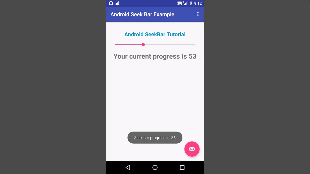 Android Seekbar Tutorial Youtube