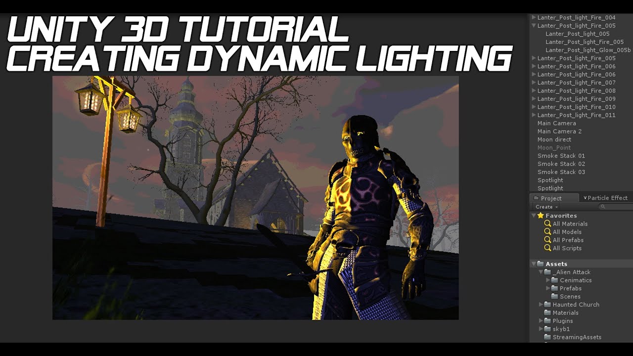 Unity 3d Tutorial Creating Dynamic Lighting Pt 1 Youtube