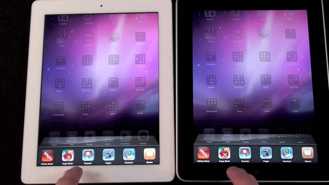 Apple Ipad 1 Vs Ipad 2 Speed Performance Comparison Youtube