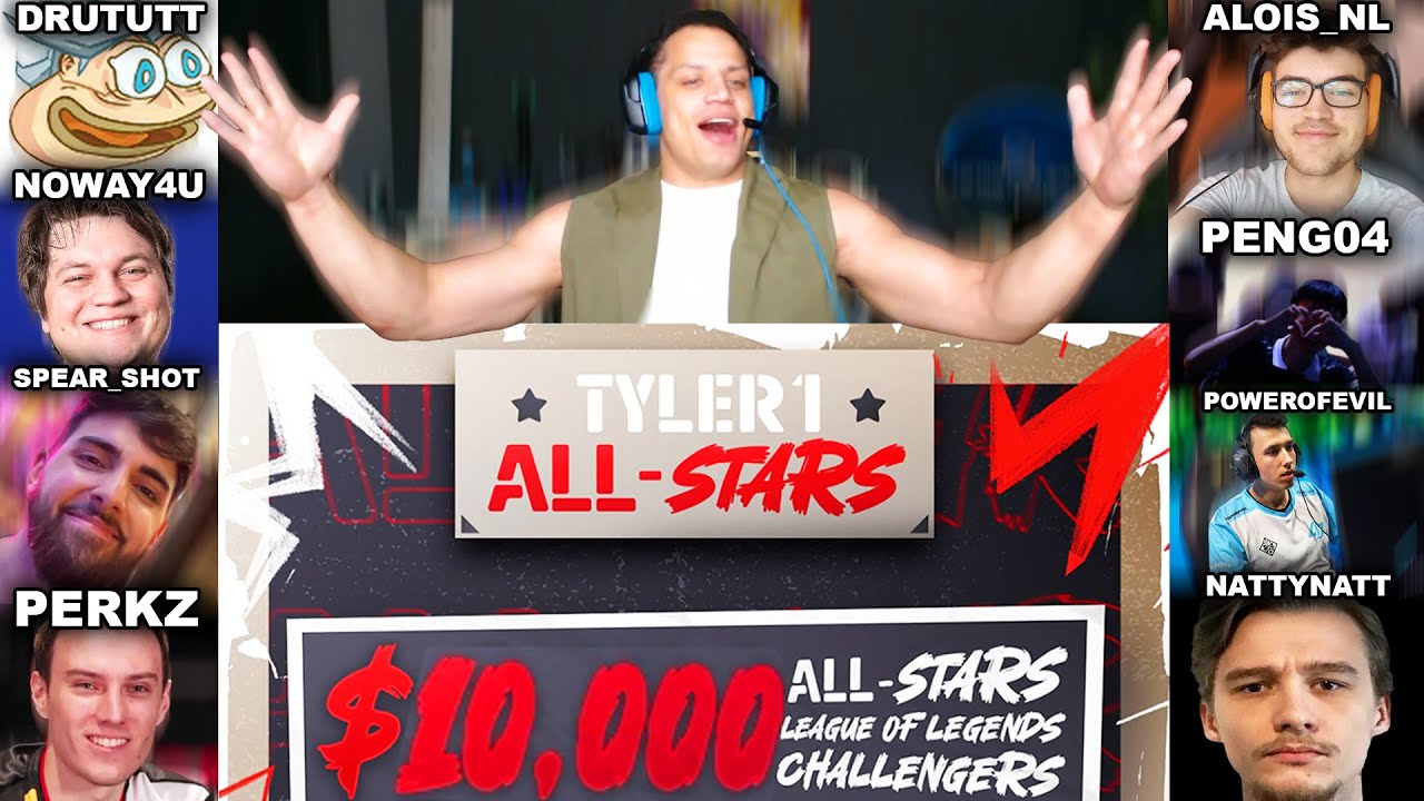 10 000 Tyler1 All Stars League Of Legends Tournament Youtube