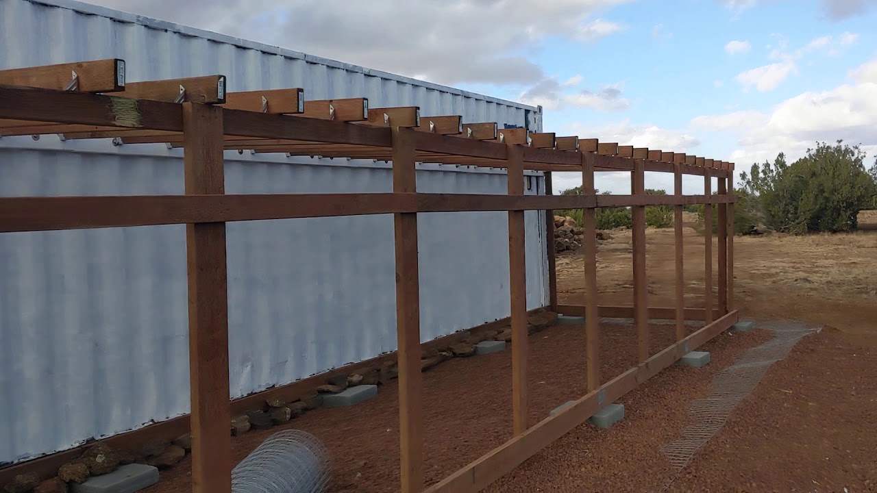 Shipping Container Chicken Coop Youtube
