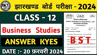 Bst Class 12 Answer Keys 2024 Jac Board Class 12 Bst Answer Keys 2024 Bst Answer Keys 2024 Rahul ...