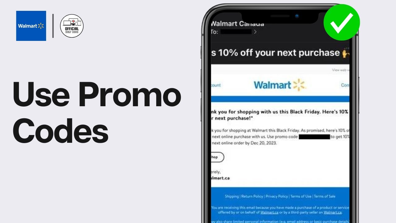 How To Use Walmart Promo Codes 2024 Youtube