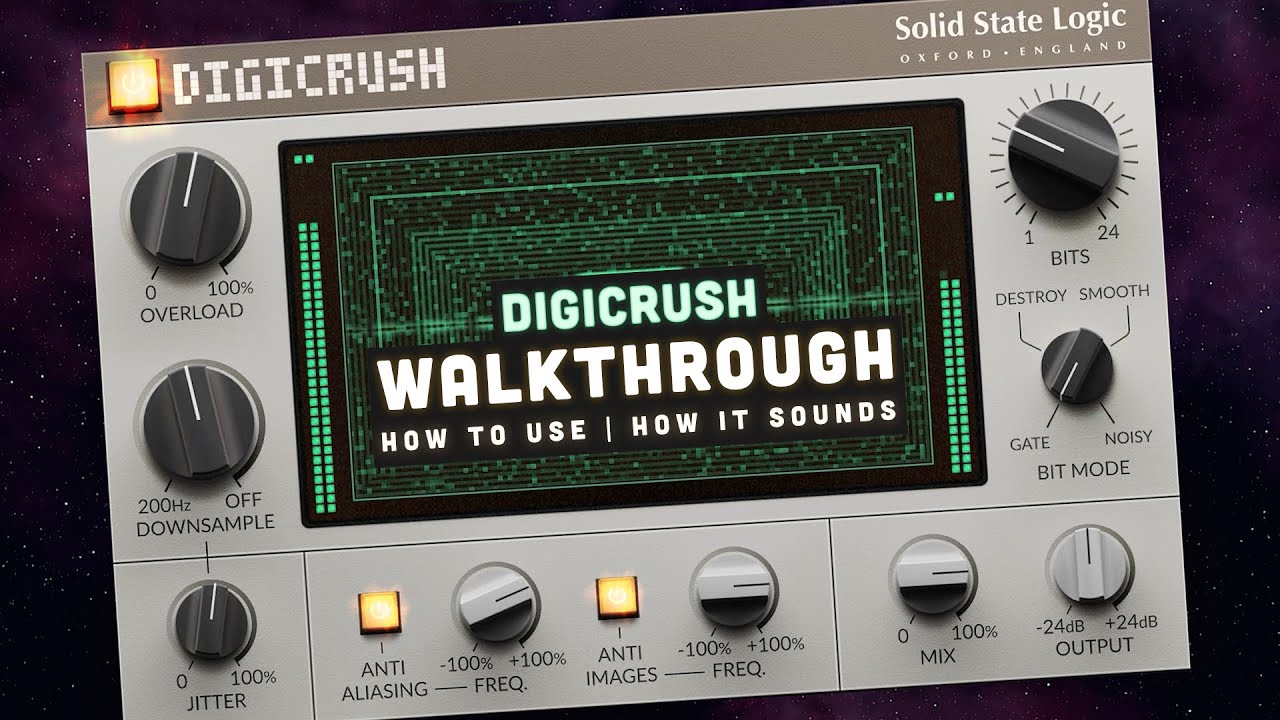 Ssl Digicrush From Vintage Digital To Lo Fi Destruction Usage