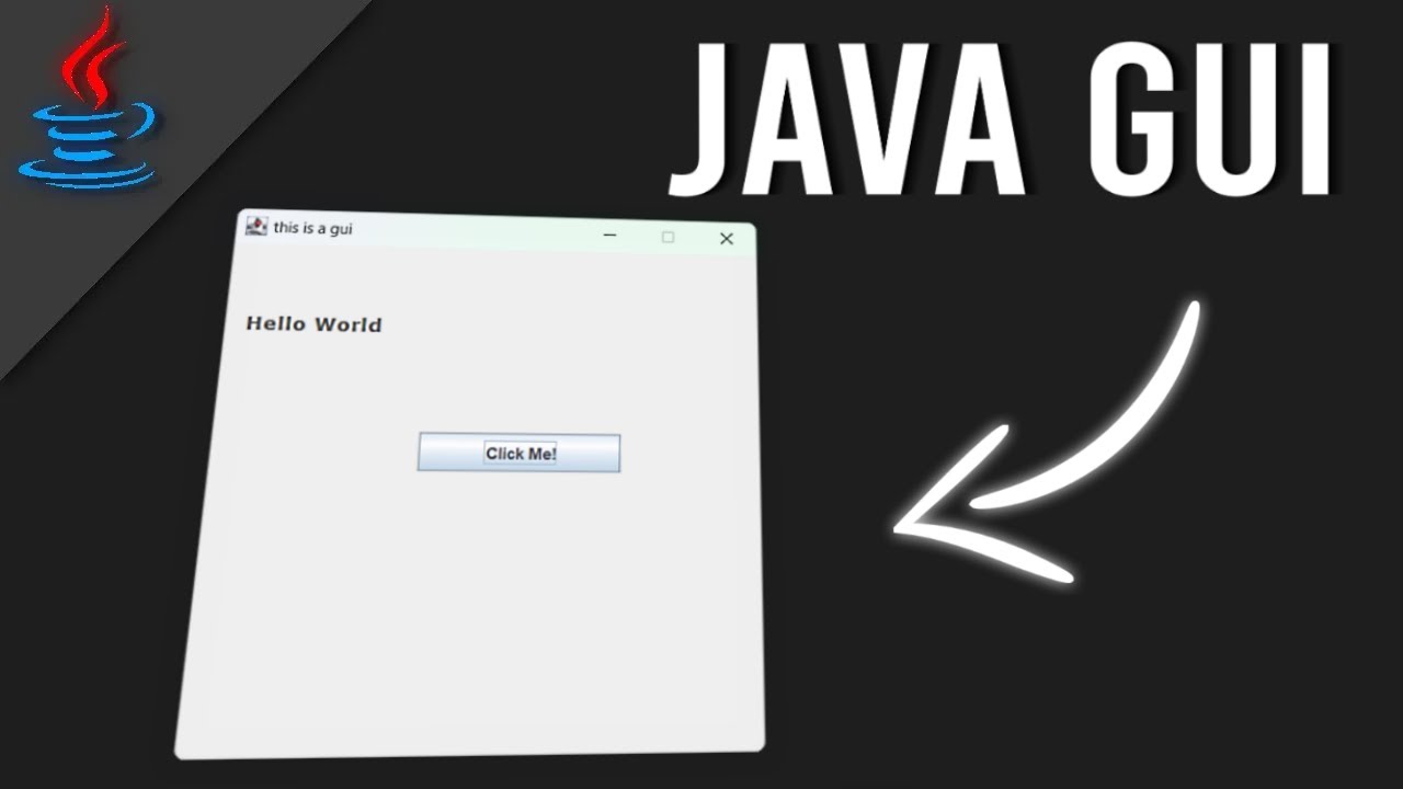 How To Make Gui In Java Simple Easy Youtube