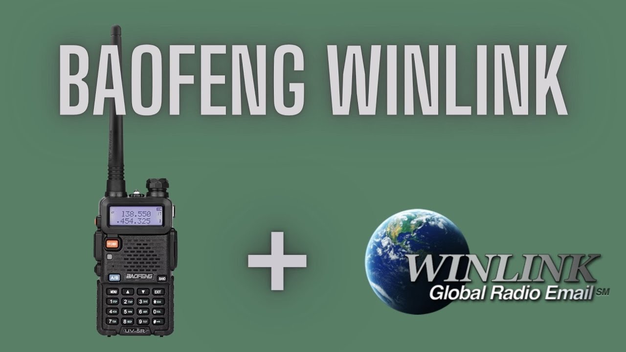 How To Setup Winlink For Baofeng Using A Digirig Youtube