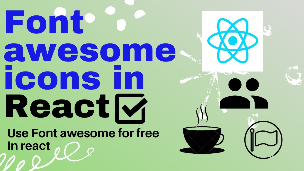 How To Use Font Awesome In React Add Icons Dotcode Youtube