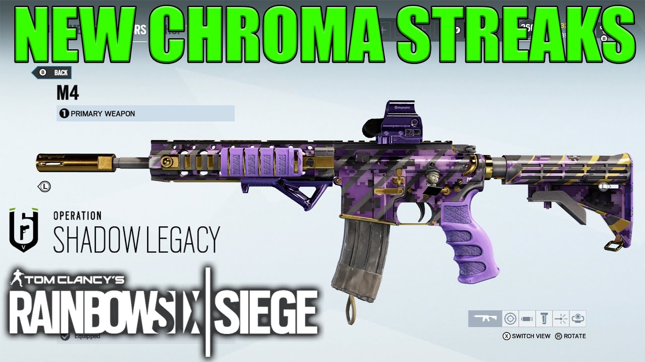 Chroma Streaks Rainbow Six Siege Youtube