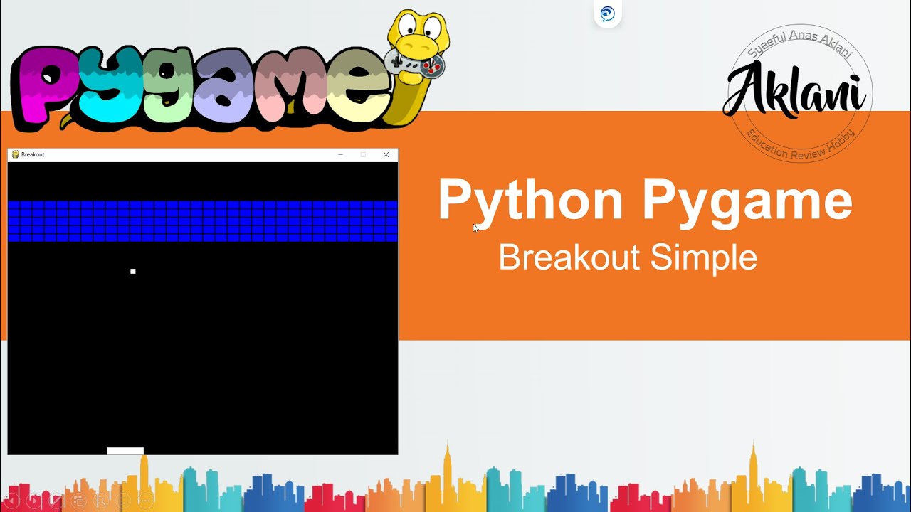 Python Pygame Breakout Youtube