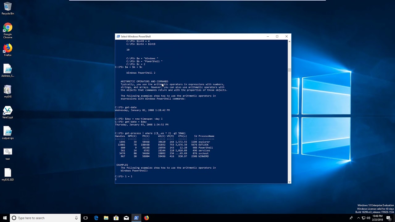 Powershell Comparison Operators Youtube