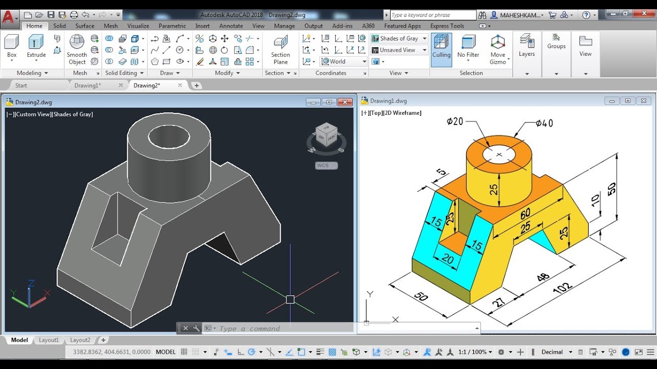 Autocad 3d Designing For Beginners Basic To Advance Tutorials
