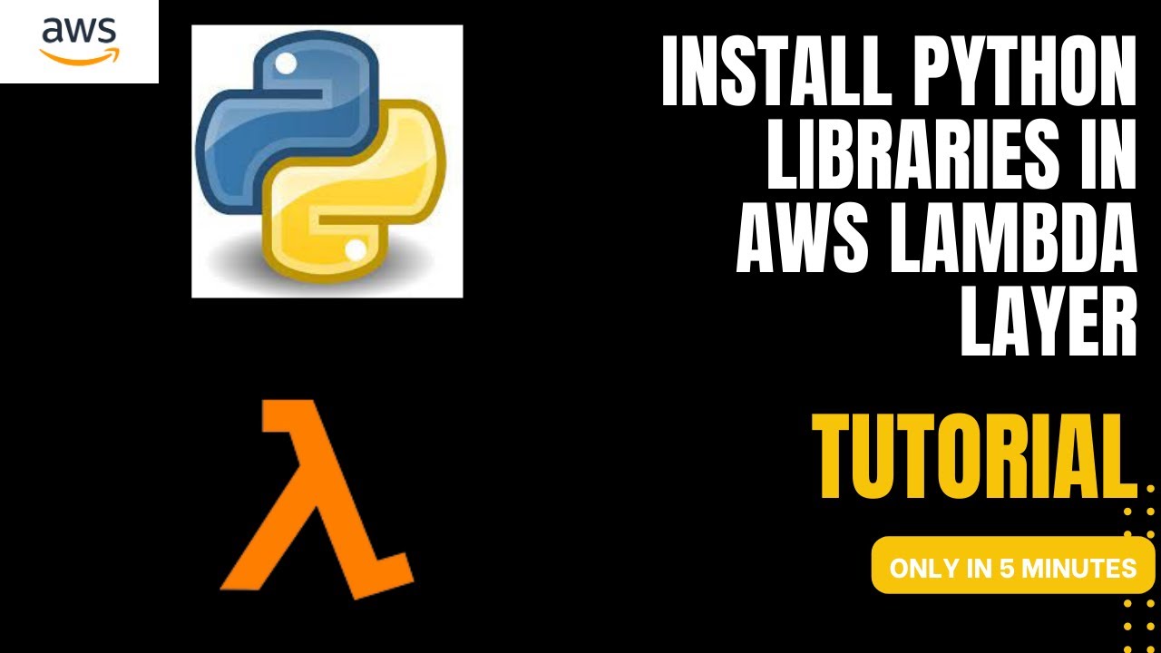 How To Install Python Library In Lambda Aws Lambda Youtube