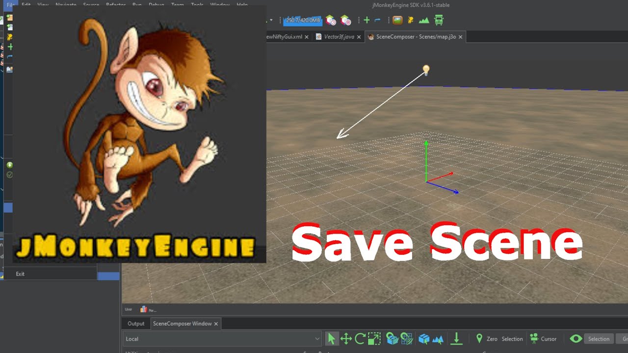 Jmonkeyengine Tutorial How To Save Scene Properly Java Game