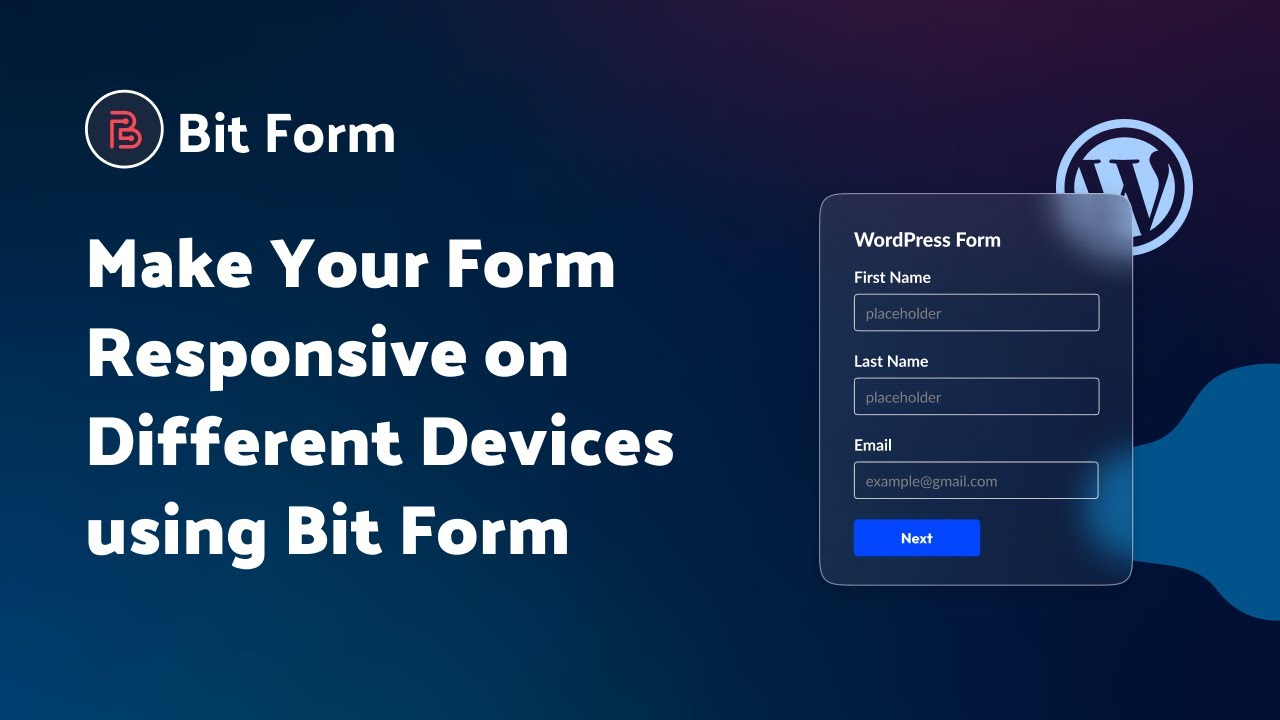 How To Make Your Forms Responsive For Different Devices Bit Form