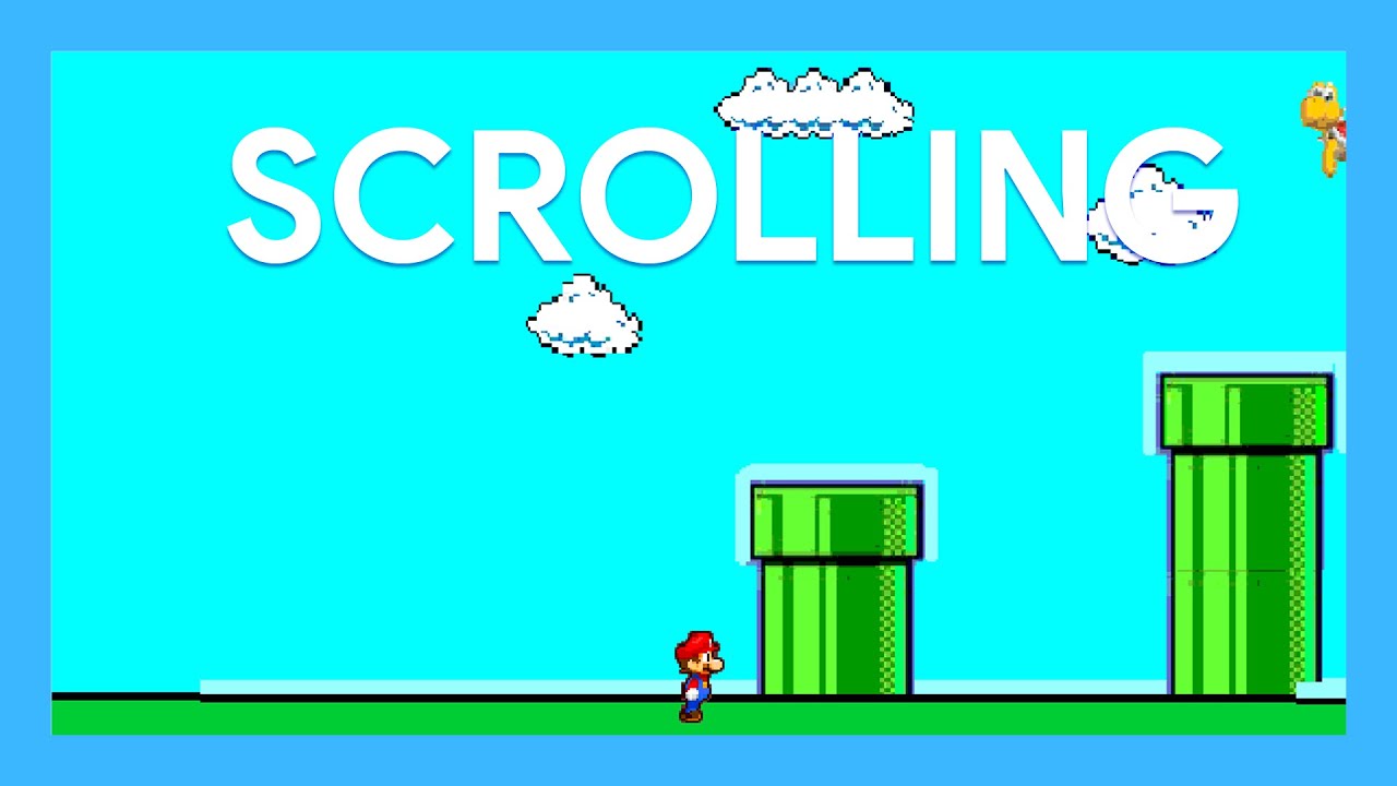 How To Do Scrolling In Scratch The Basics Youtube