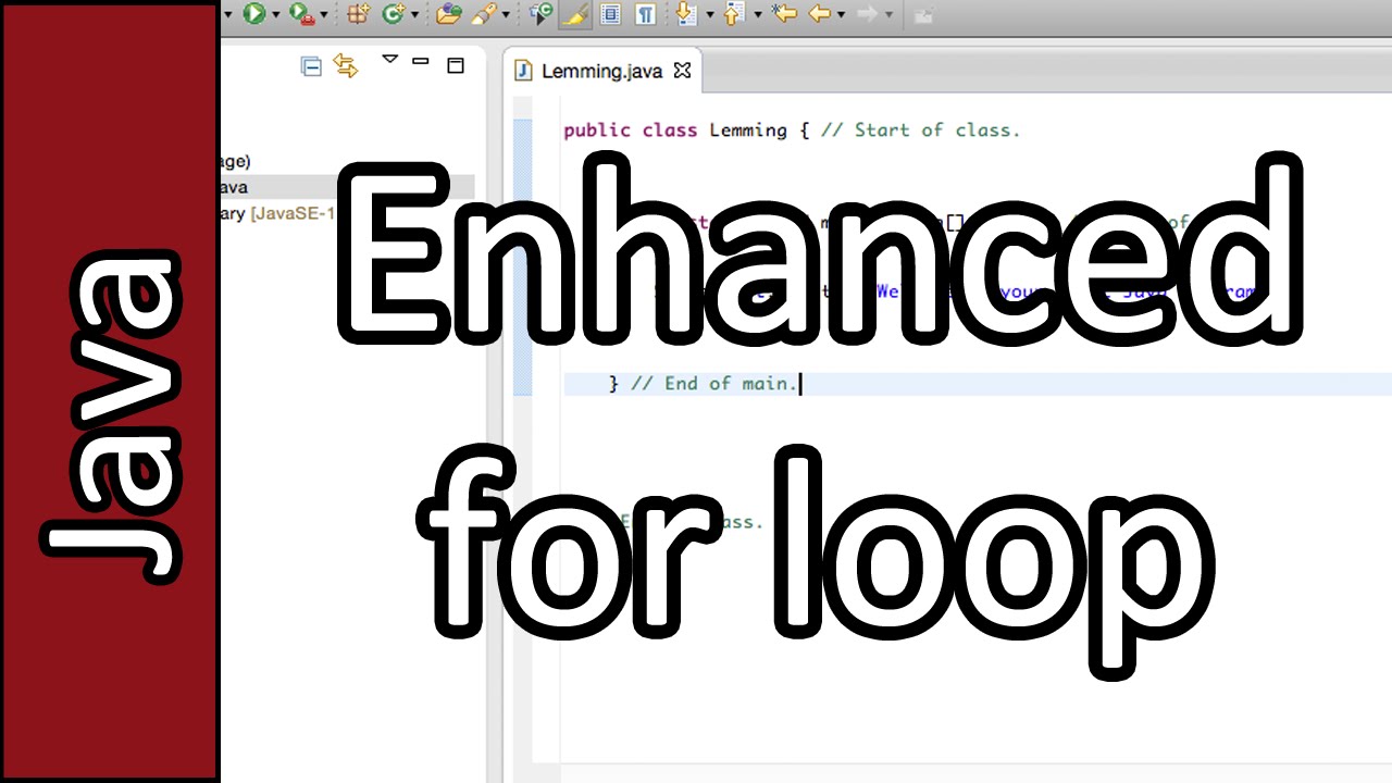 Enhanced For Loop Java Programming Tutorial 26 Pc Mac 2015 Youtube