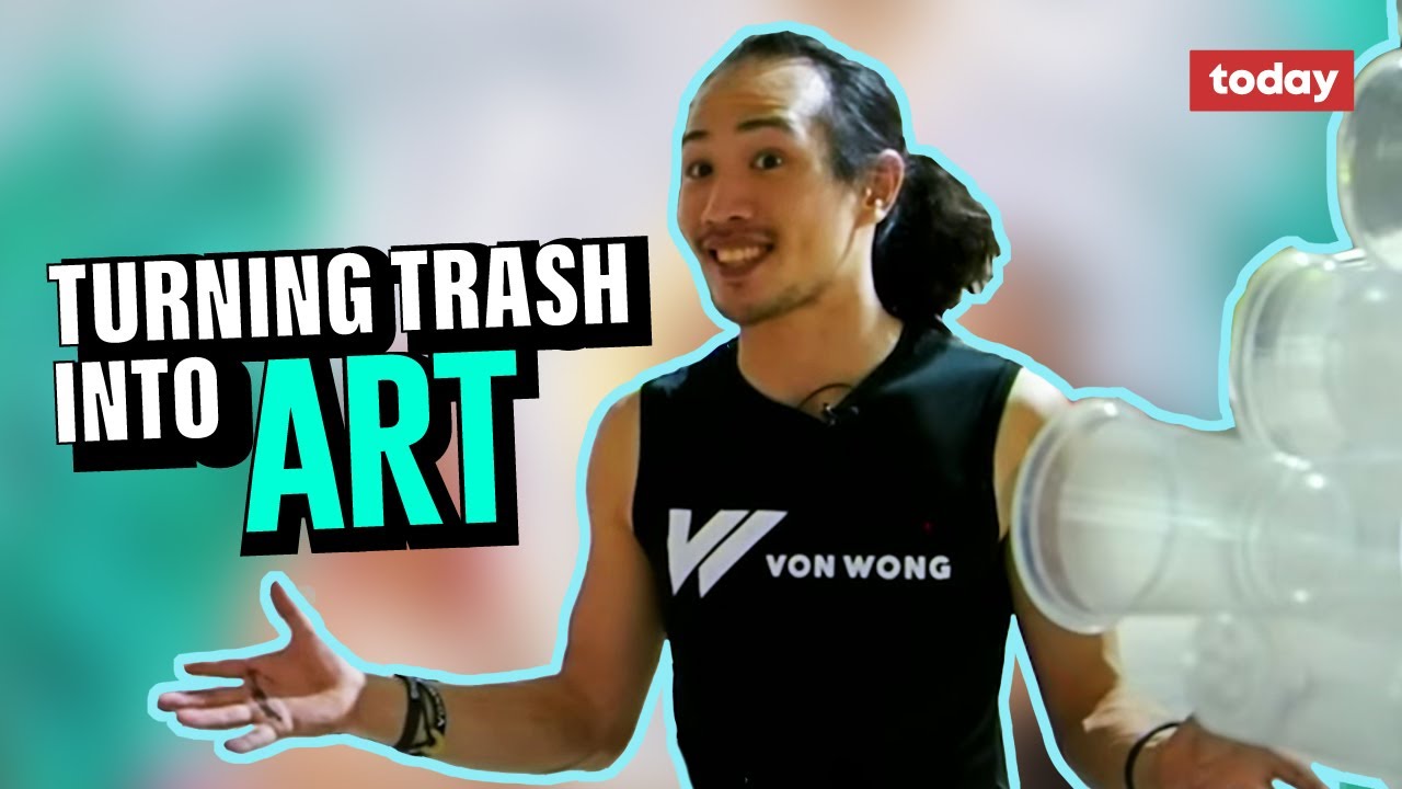 Turning Trash Into Art Youtube