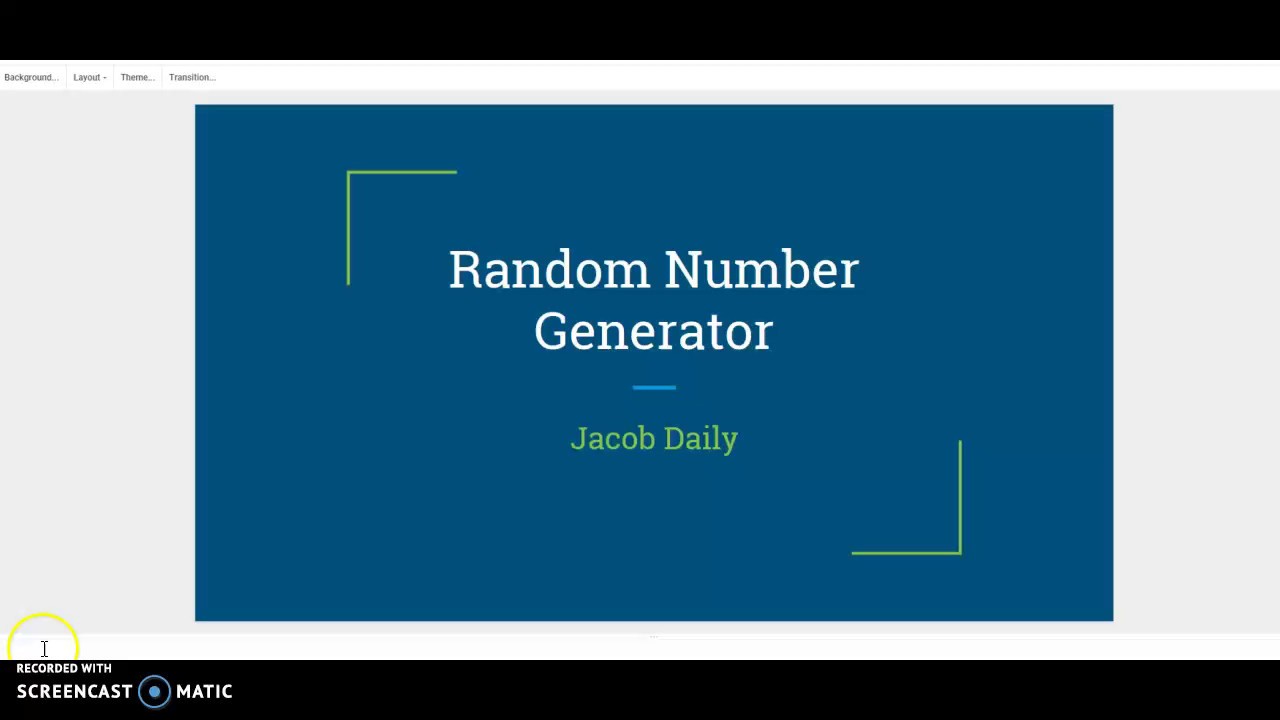 Java Random Number Generator Youtube