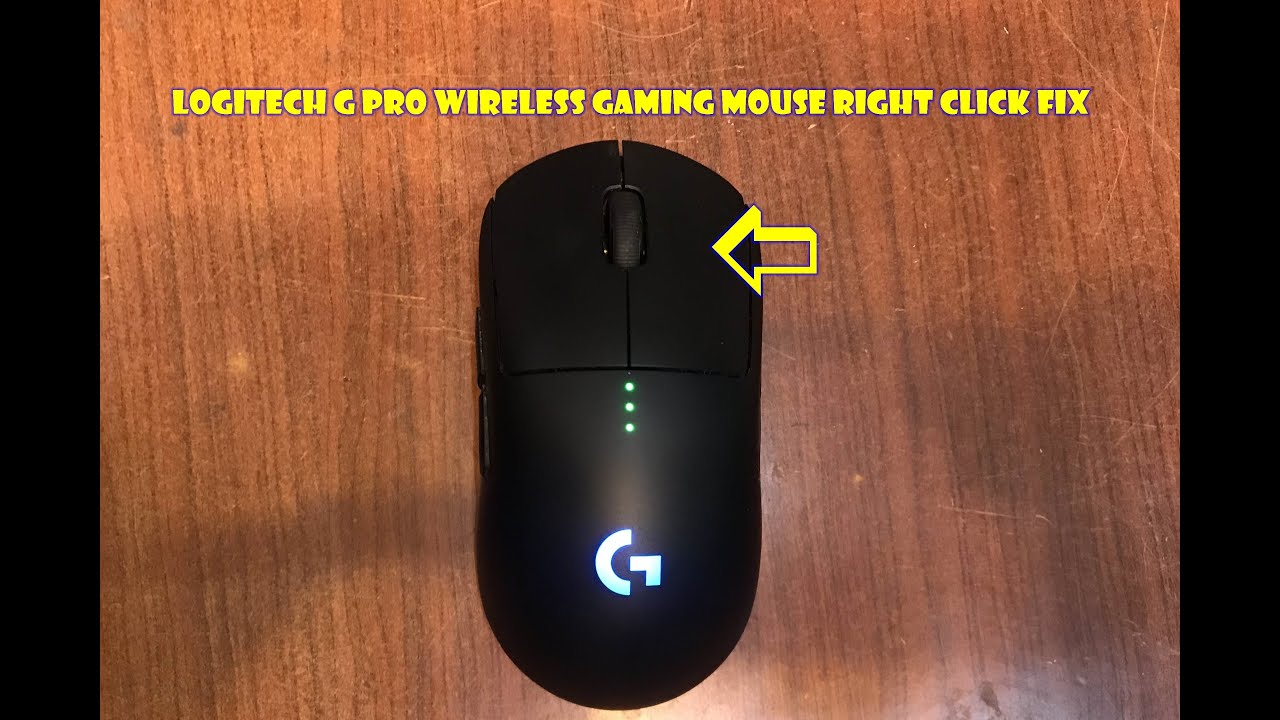 Logitech G Pro Wireless Gaming Mouse Right Click Fix Youtube