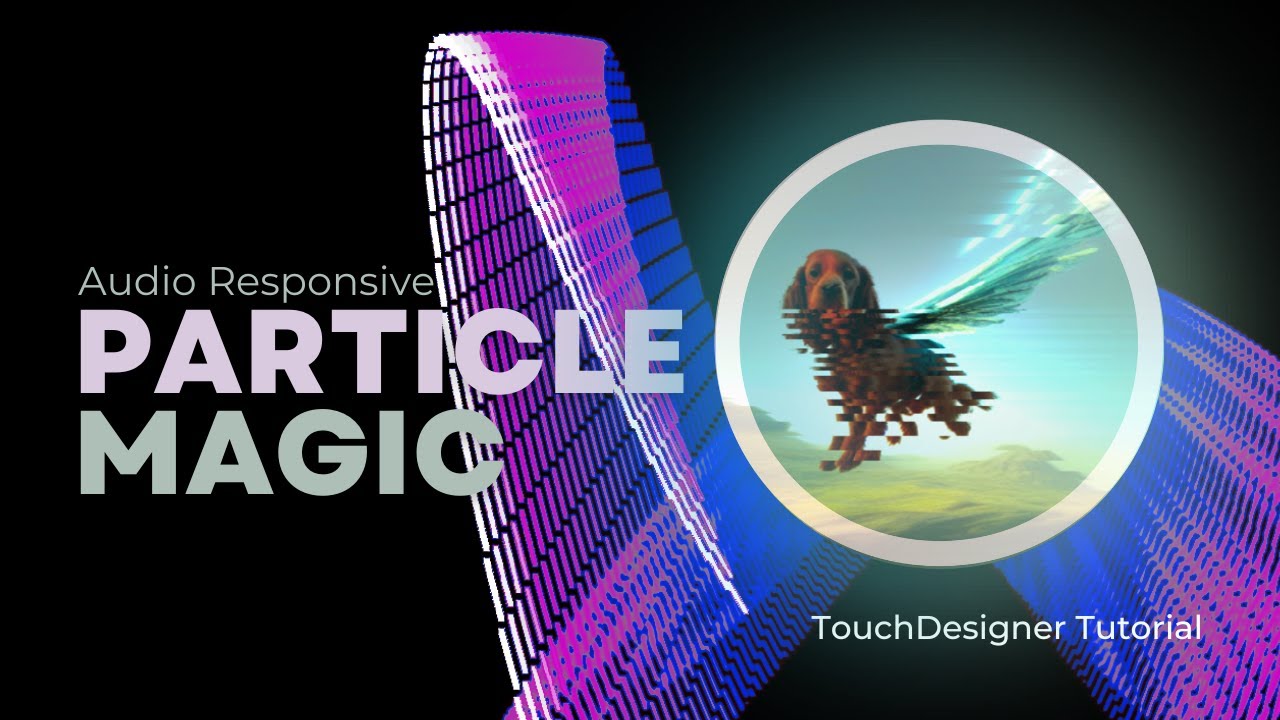 Audio Reactive Particle Magic Wings In Touchdesigner Youtube
