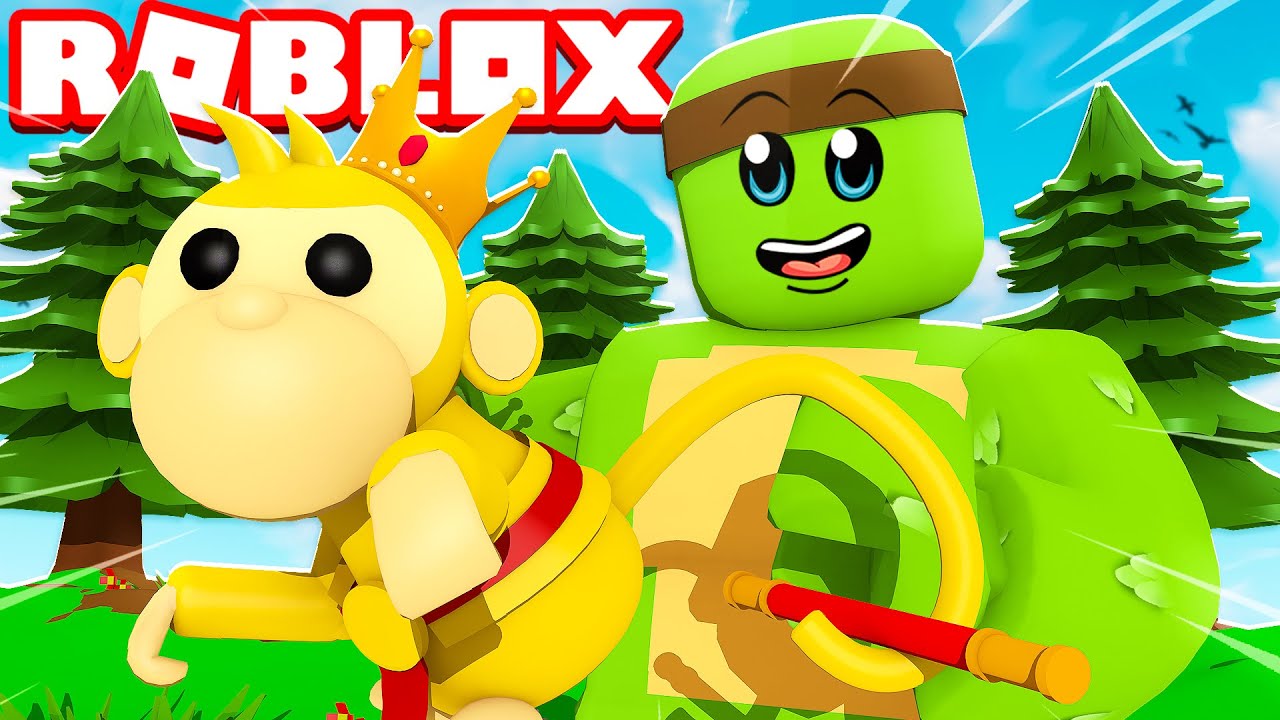 I Got The Monkey King Roblox Adopt Me Youtube