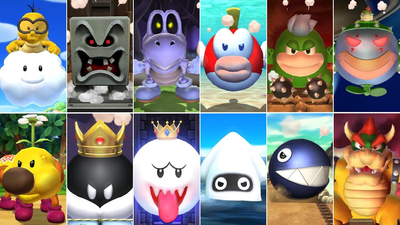 Mario Party 9 All Boss Battle Minigames Youtube