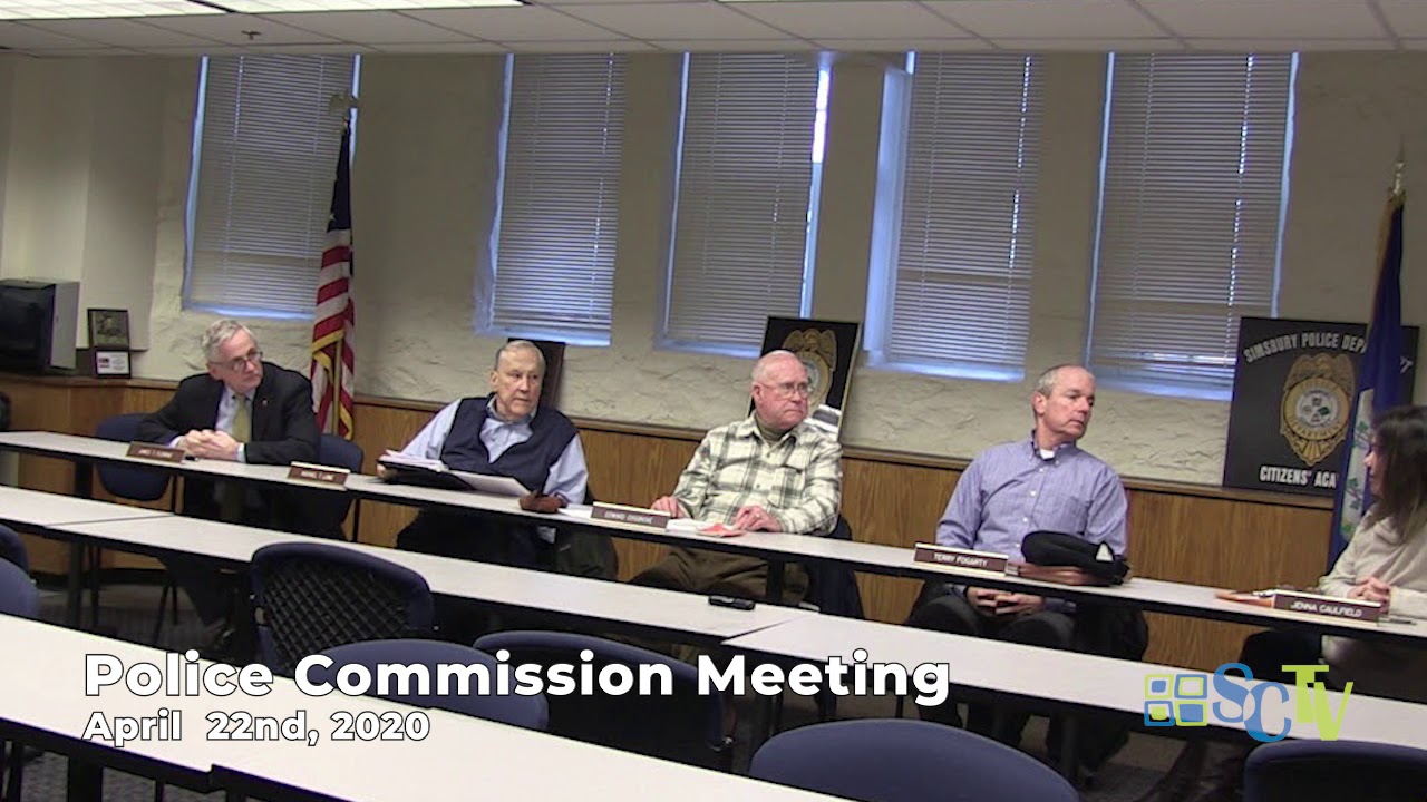 Police Commission Meeting April 22 2020 Youtube