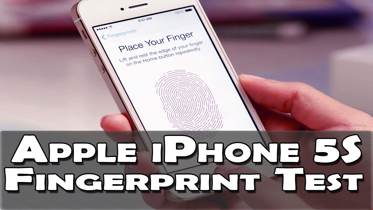 Fingerprint Touch Id Test Am Iphone 5s Youtube