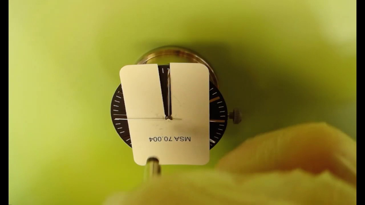 Setting The Seconds Hand 11 Youtube