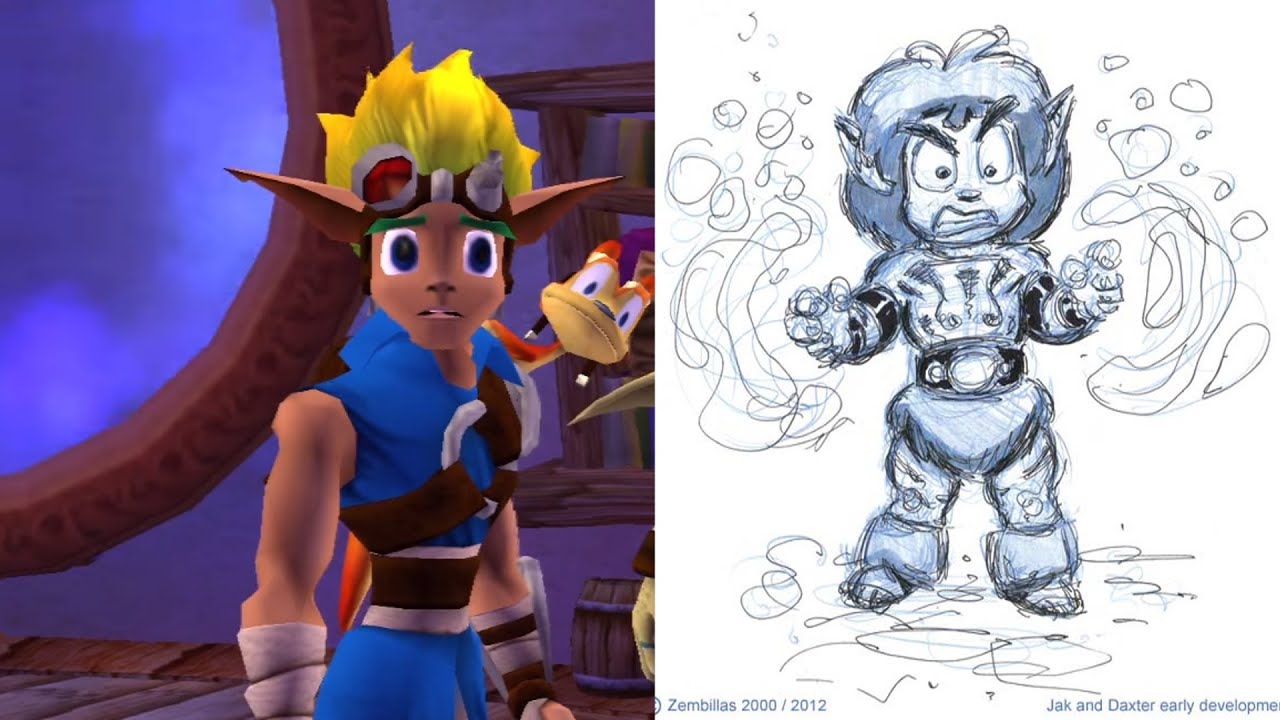The Original Jak And Daxter Designs Youtube