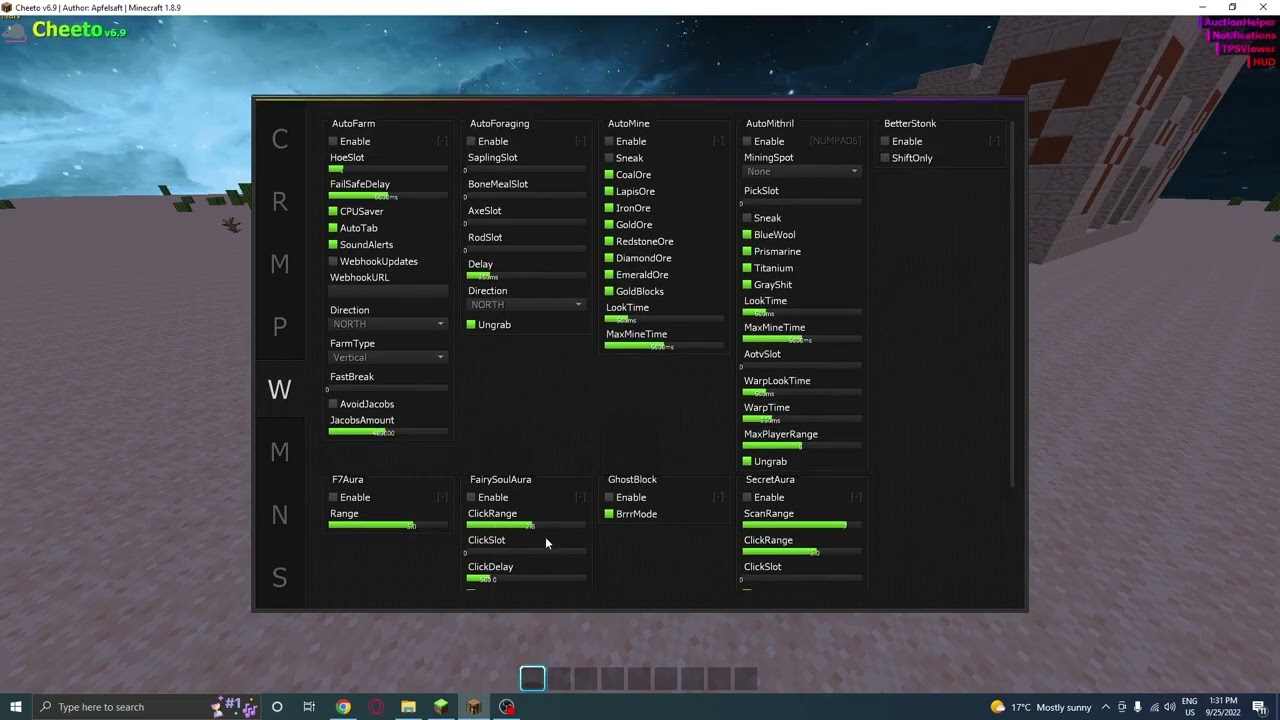 Cheeto Sigma Last Update Hypixel Skyblock Cheats Youtube