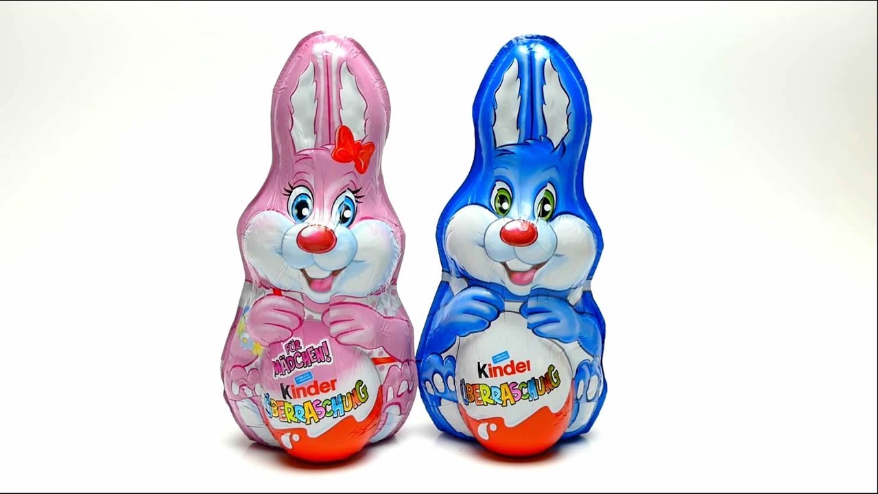 Kinder Surprise Easter Bunny Chocolate Youtube