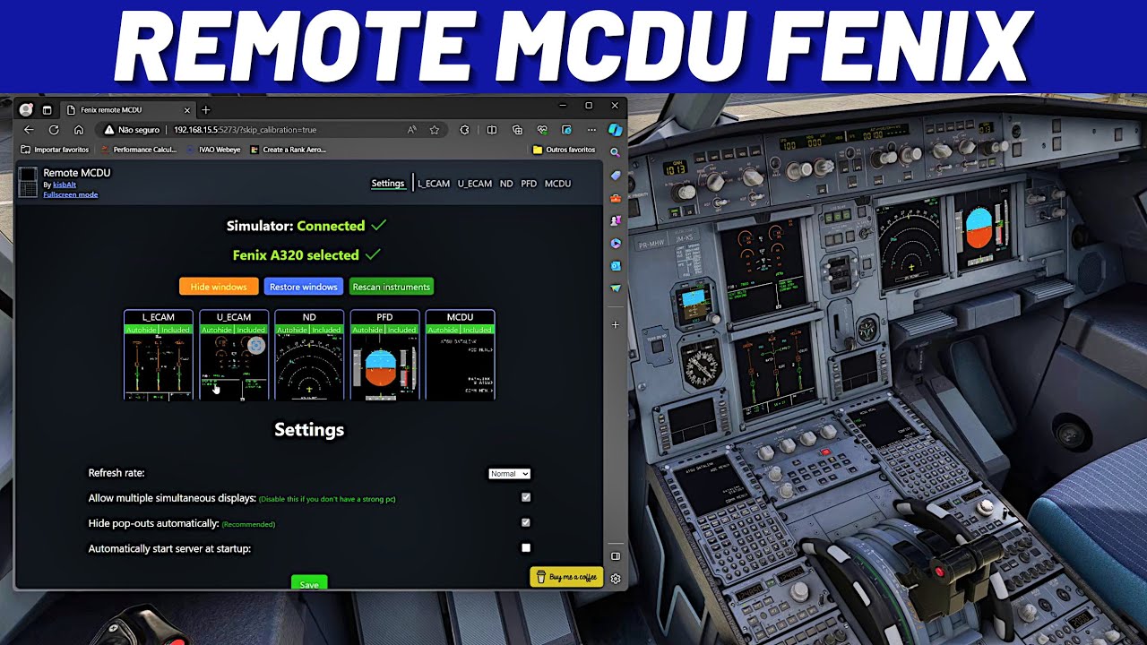 Tuto Fenix A320 Mcdu Mcdu Fenix A320 Problème Crhm