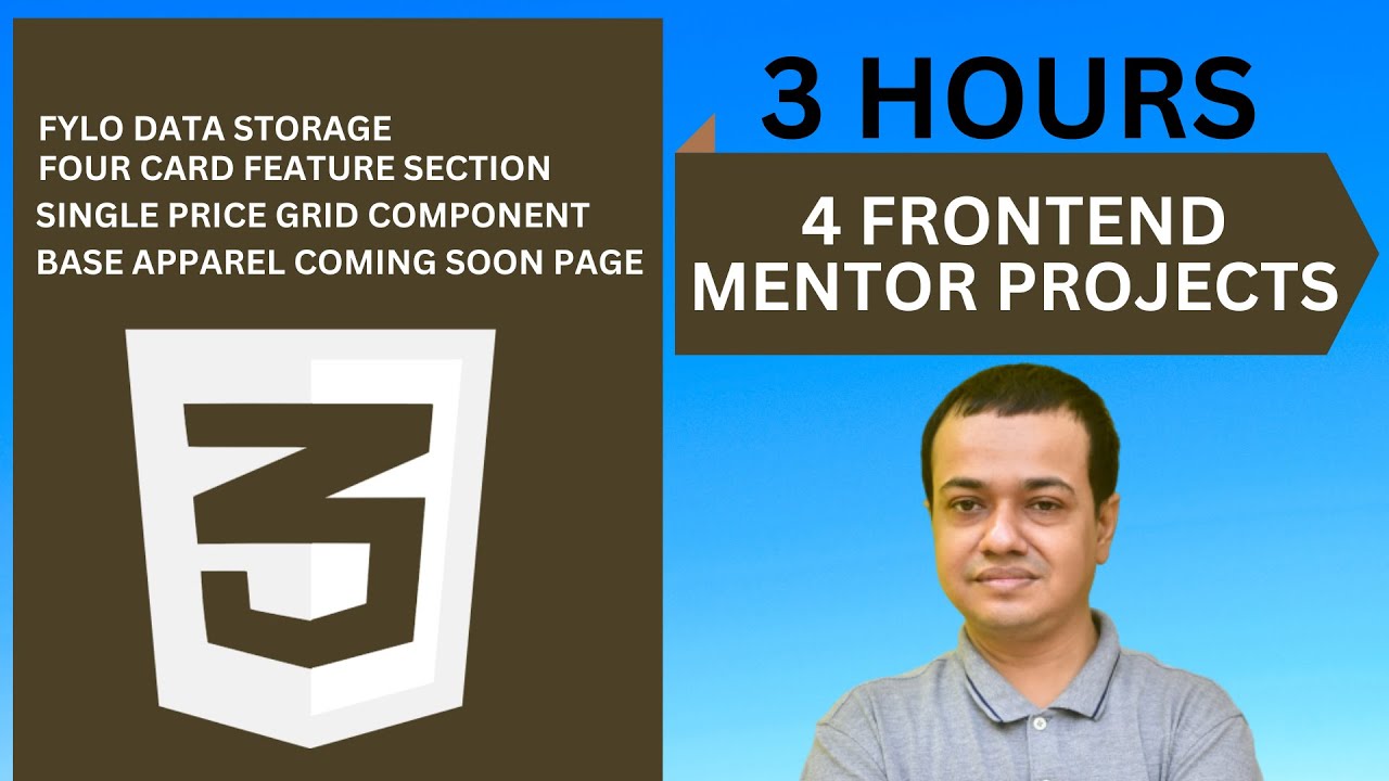 4 Css Frontend Mentor Challenges In 3 Hours Youtube