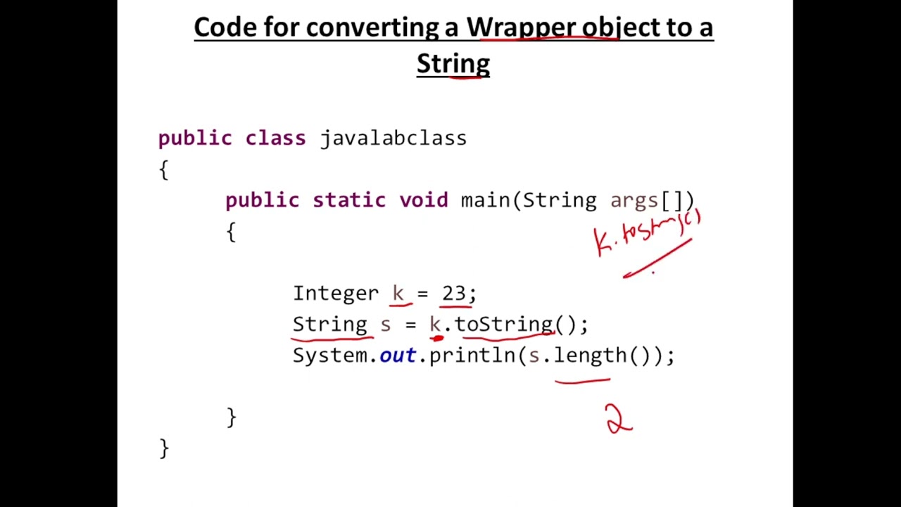 Wrapper Class In Java Introduction Methods Youtube