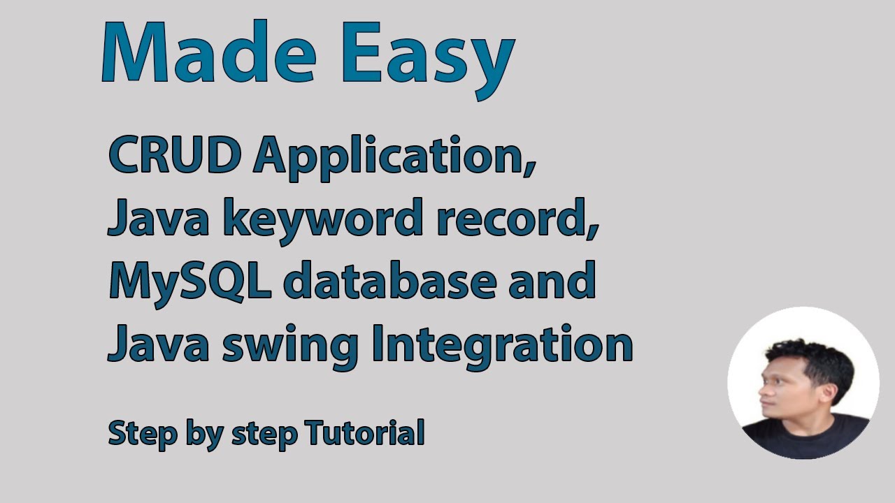 Crud Application Mysql Database Record Keyword With Java Swing
