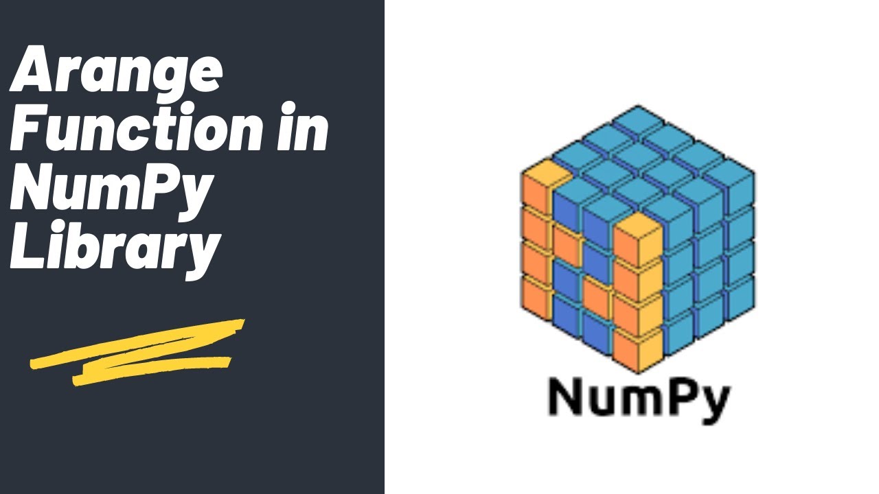 Arange Function Numpy Library Python Tutorial Youtube