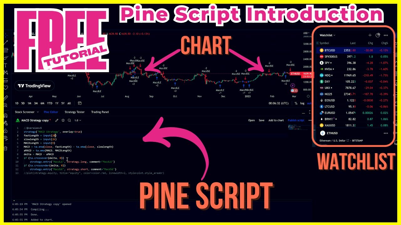 Introduction To Tradingview Pine Script V5 And How It Can Be Used