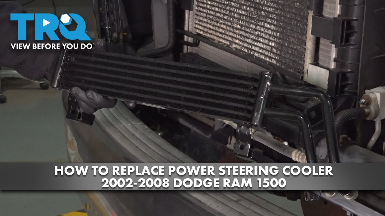How To Replace Power Steering Cooler 2002 2008 Dodge Ram 1500 Youtube