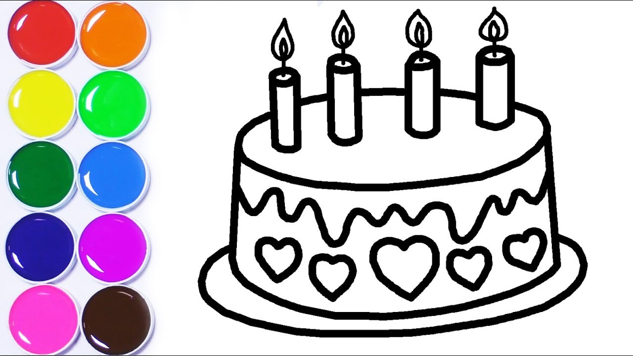 Cómo Dibujar Una Torta De Tres Pisos Novalena