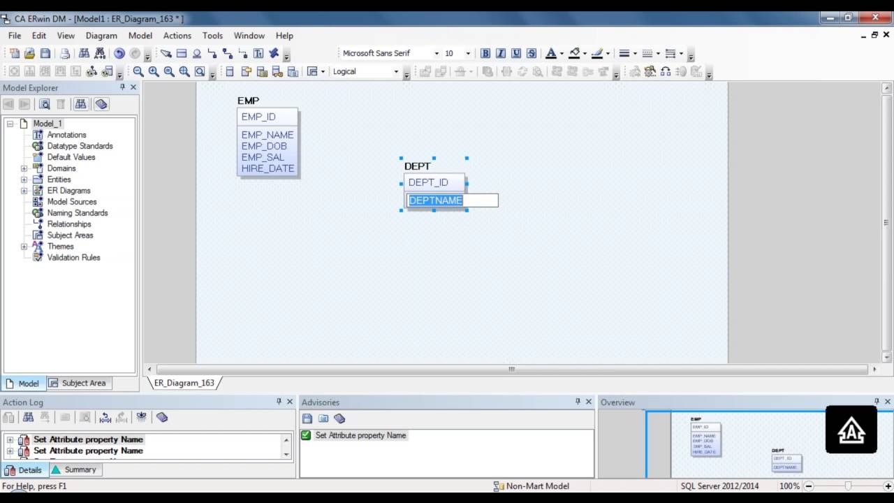 Erwin Data Modeling Tutorial Learn At Knowstar Youtube