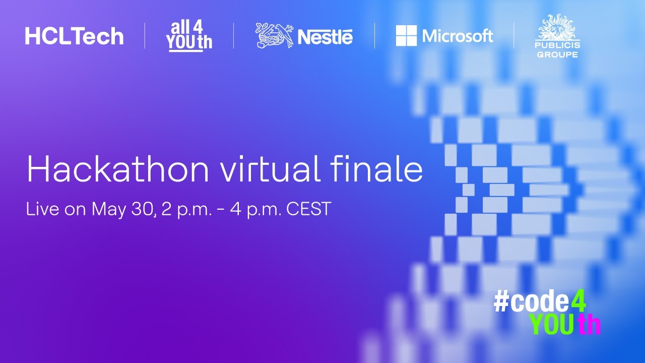Code4youth Hackathon Virtual Finale Superchargingprogress Youtube