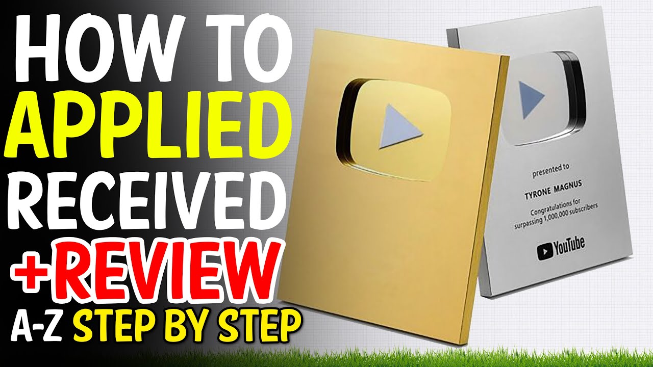 How I Applied For And Received The Youtube Creator Awards Silver Play
